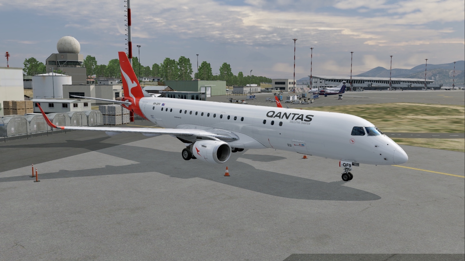 X-Crafts Embraer Lineage - QANTAS (Fictional) - E-Jets Family by X ...