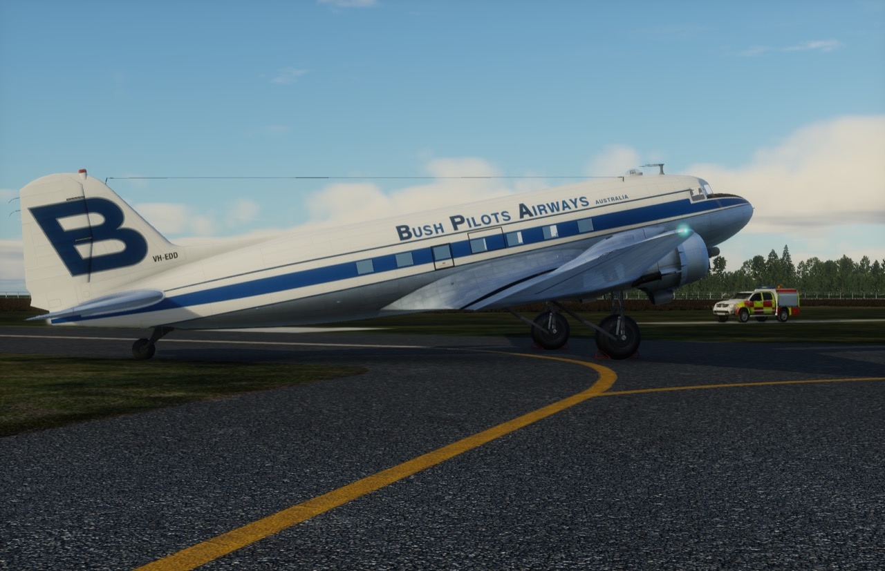 VH-EDD Bush Pilots Airways livery for the Aeroworx C-47 Dakota (XP12 ...