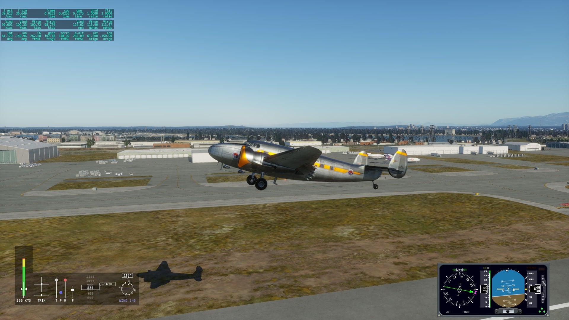 Alpeggio-OliXsim Lockheed L18 Loadstar - NC20717 Alaska Star Airlines ...
