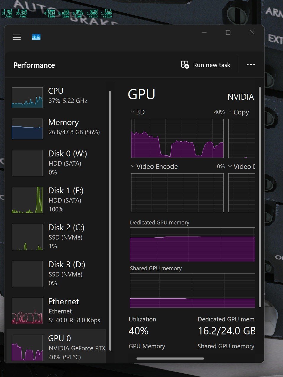 High VRAM usage/performance issues with 12.2 high ZL Orthos and Nvidia ...