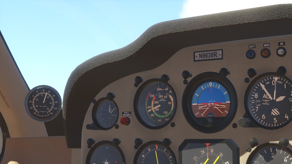 Livery Beige & Wine N9638R for Beech B95A Travel Air,XP12, by Maudic ...