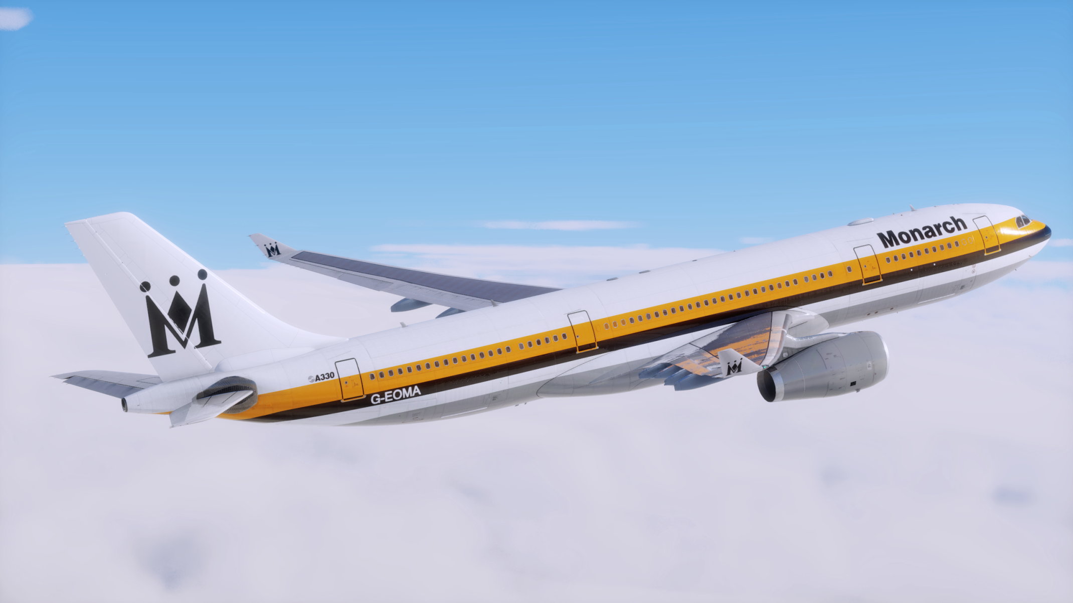 X-Works A330-200 Monarch Airlines fleet pack (1978-2002 Colours) 4K ...