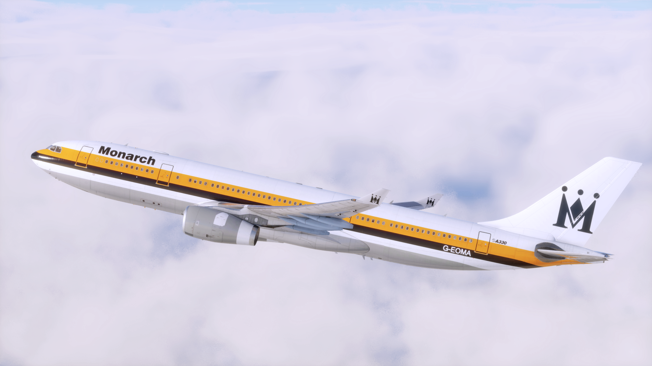 X-Works A330-200 Monarch Airlines fleet pack (1978-2002 Colours) 4K ...