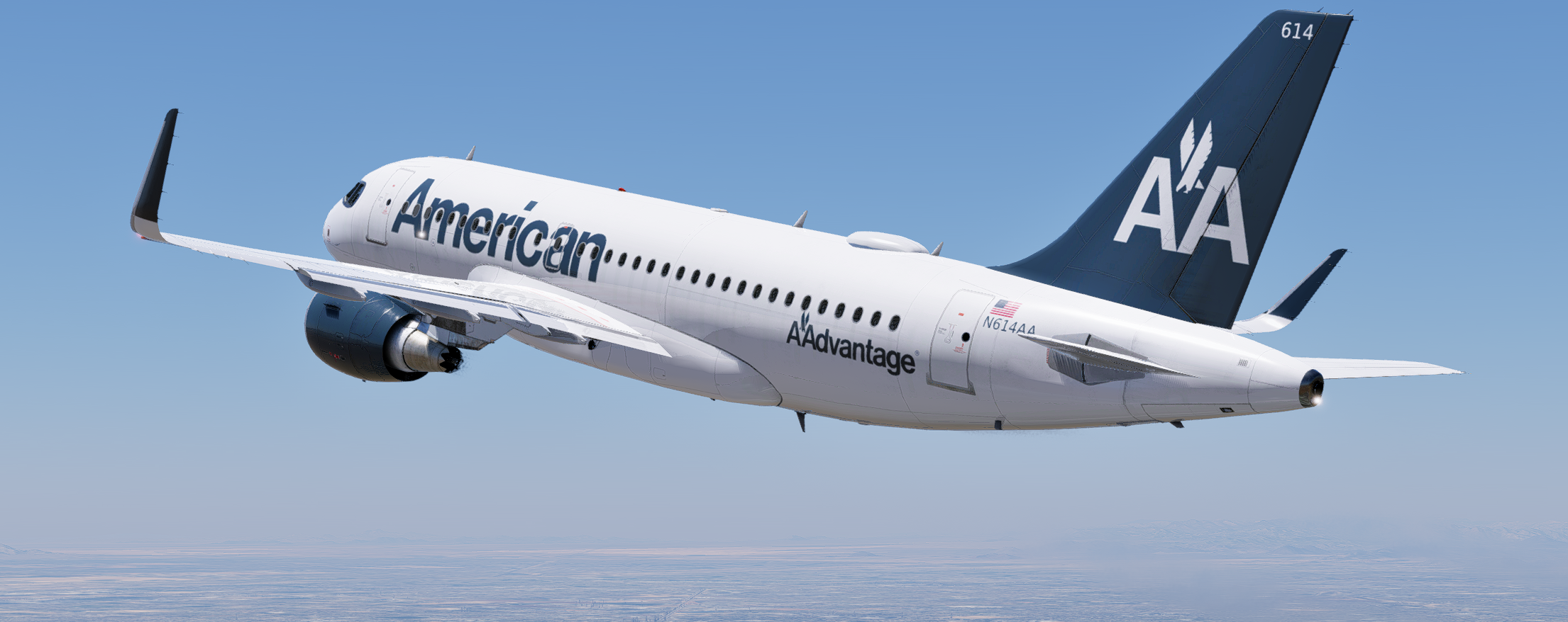 ToLiss A319 American Airlines (Fictional - NextGen Logo) - Toliss A319 ...