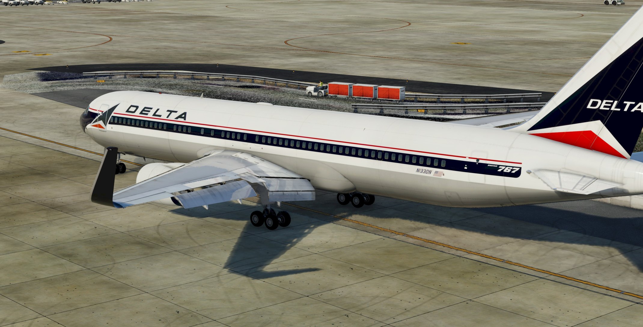 Delta Widget with Photo-Elements from N133DN for FF767 - Other Aircraft ...