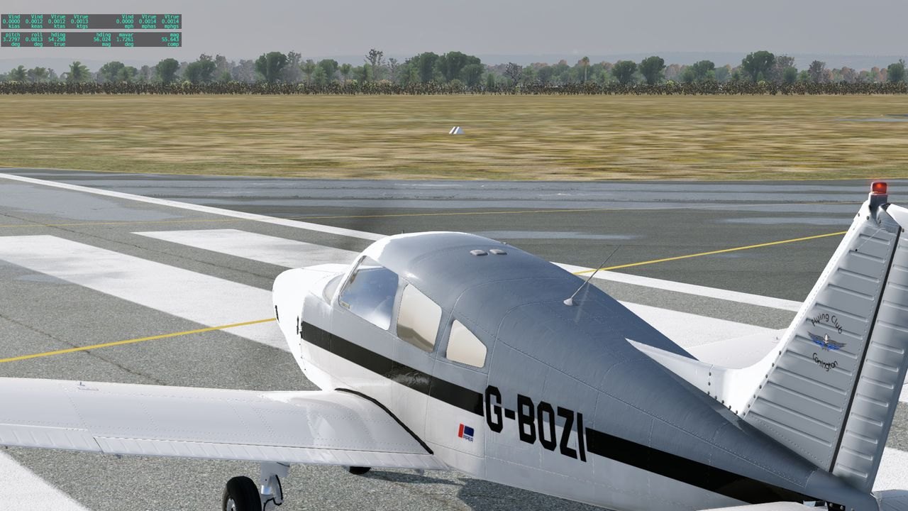 Piper Cherokee Warrior - AeroSphere PA 28-161 - G-BOZI - Other Payware ...