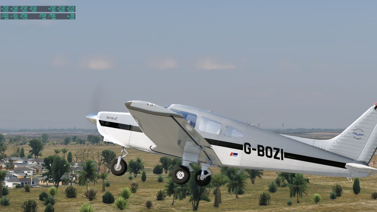 Piper Cherokee Warrior - AeroSphere PA 28-161 - G-BOZI - Other Payware ...
