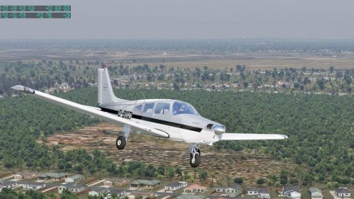 Piper Cherokee Warrior - AeroSphere PA 28-161 - G-BOZI - Other Payware ...