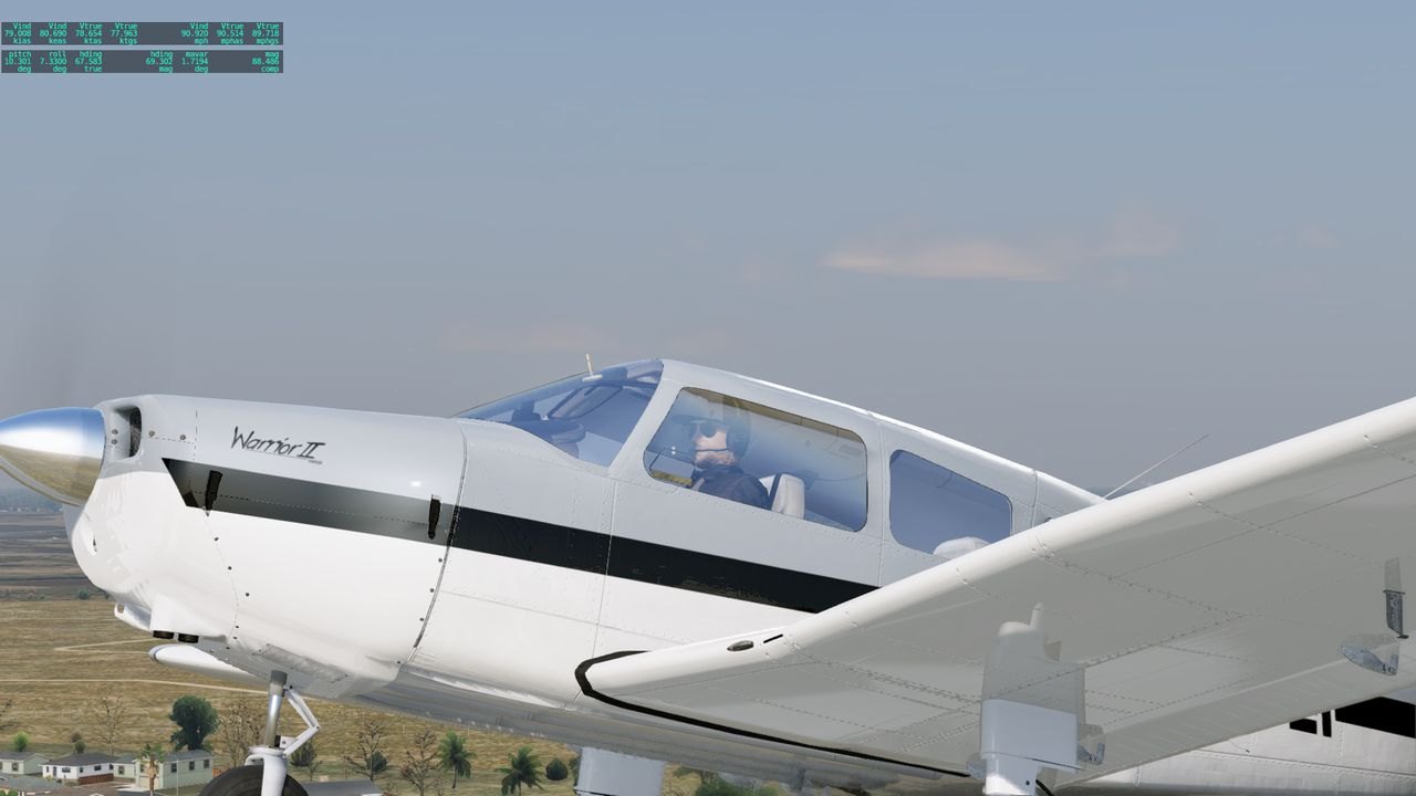 Piper Cherokee Warrior - AeroSphere PA 28-161 - G-BOZI - Other Payware ...