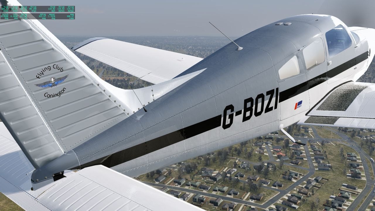 Piper Cherokee Warrior - AeroSphere PA 28-161 - G-BOZI - Other Payware ...