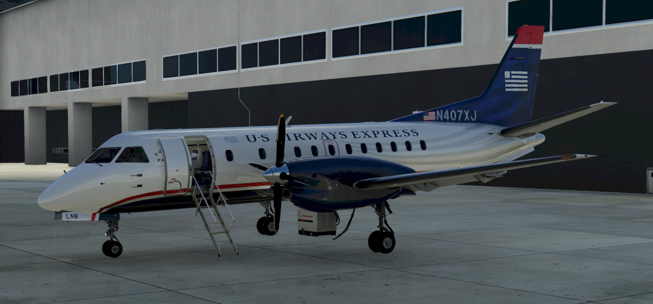 US Airways Final Livery--Photo-Based for Carenado Saab 340 - N407XJ and ...