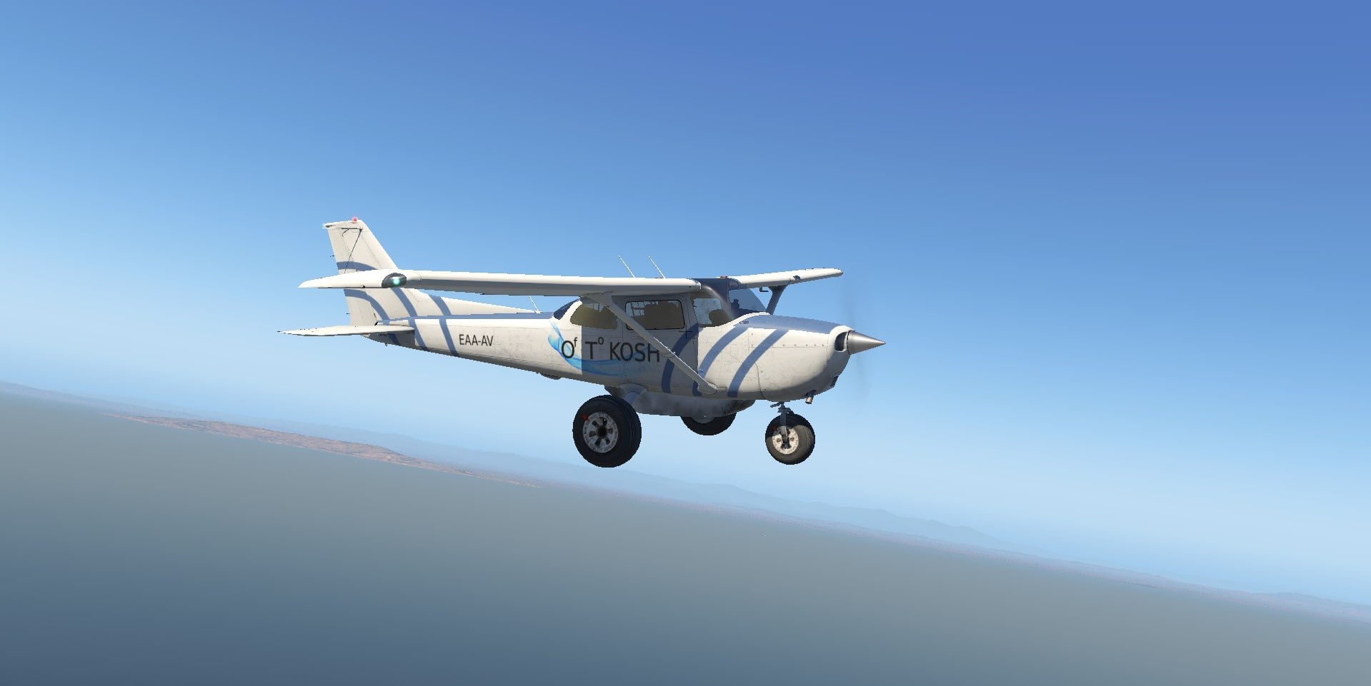 EAA-AV/Of To KOSH livery for Propstrike Studio's C172 [x-plane 11 ...