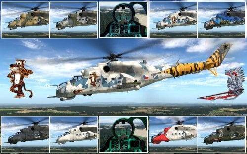 Mi-24 Hind - Special Liveries Pack - Helicopters / Gyros - X-Plane.Org ...