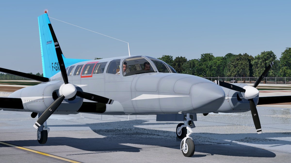 Livery F-GXAS for Cessna 404 Titan by X-HANGAR - Other Payware Aircraft ...