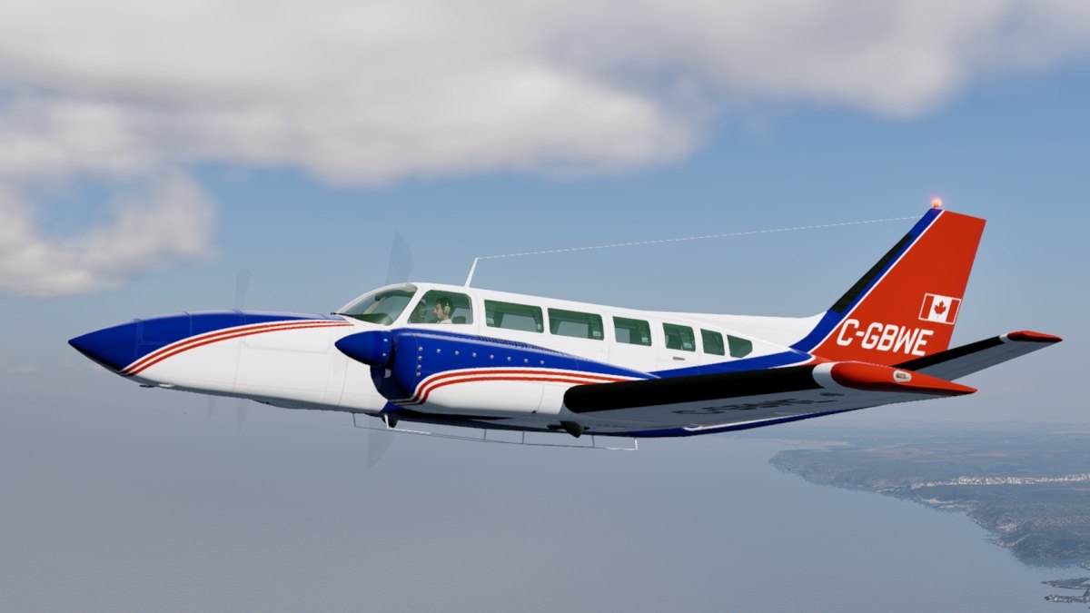 Livery C-GBWE_sander for Cessna 404 Titan by X-HANGAR - Other Payware ...