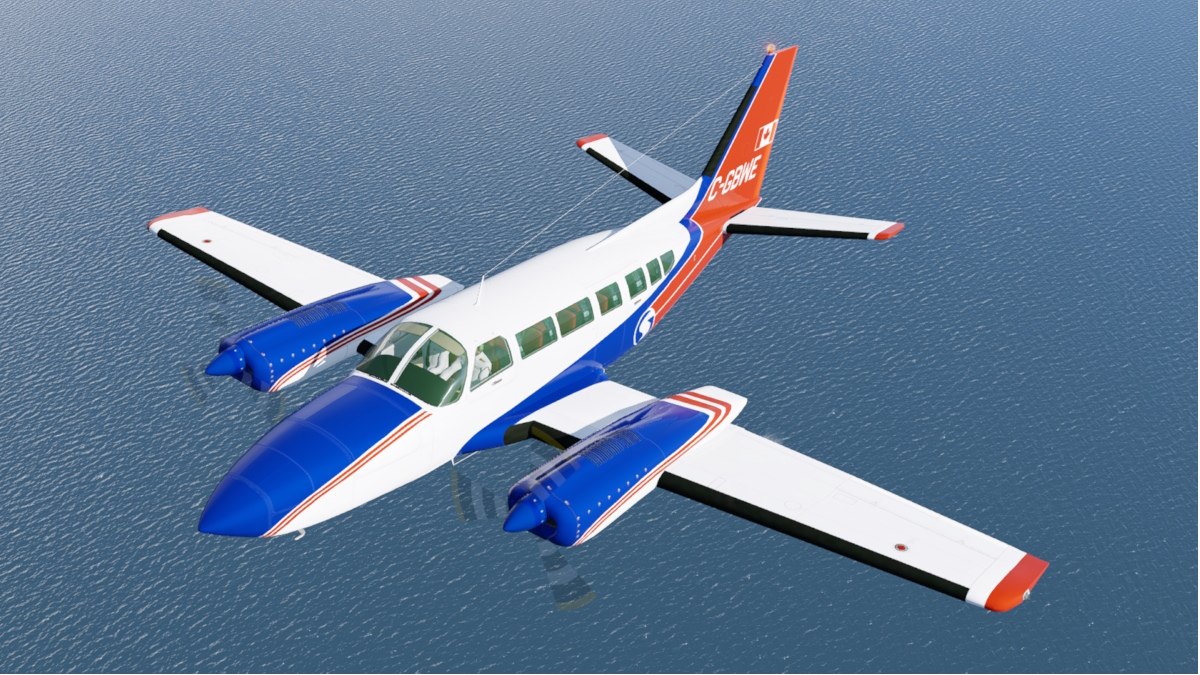 Livery C-GBWE_sander for Cessna 404 Titan by X-HANGAR - Other Payware ...