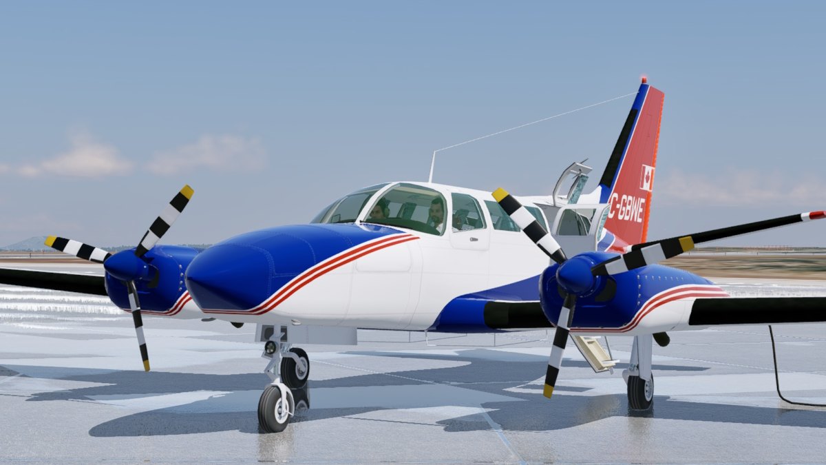 Livery C-GBWE_sander for Cessna 404 Titan by X-HANGAR - Other Payware ...