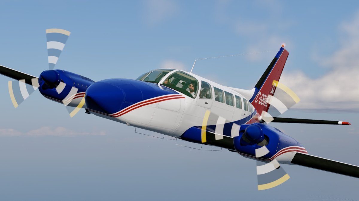 Livery C-GBWE_sander for Cessna 404 Titan by X-HANGAR - Other Payware ...