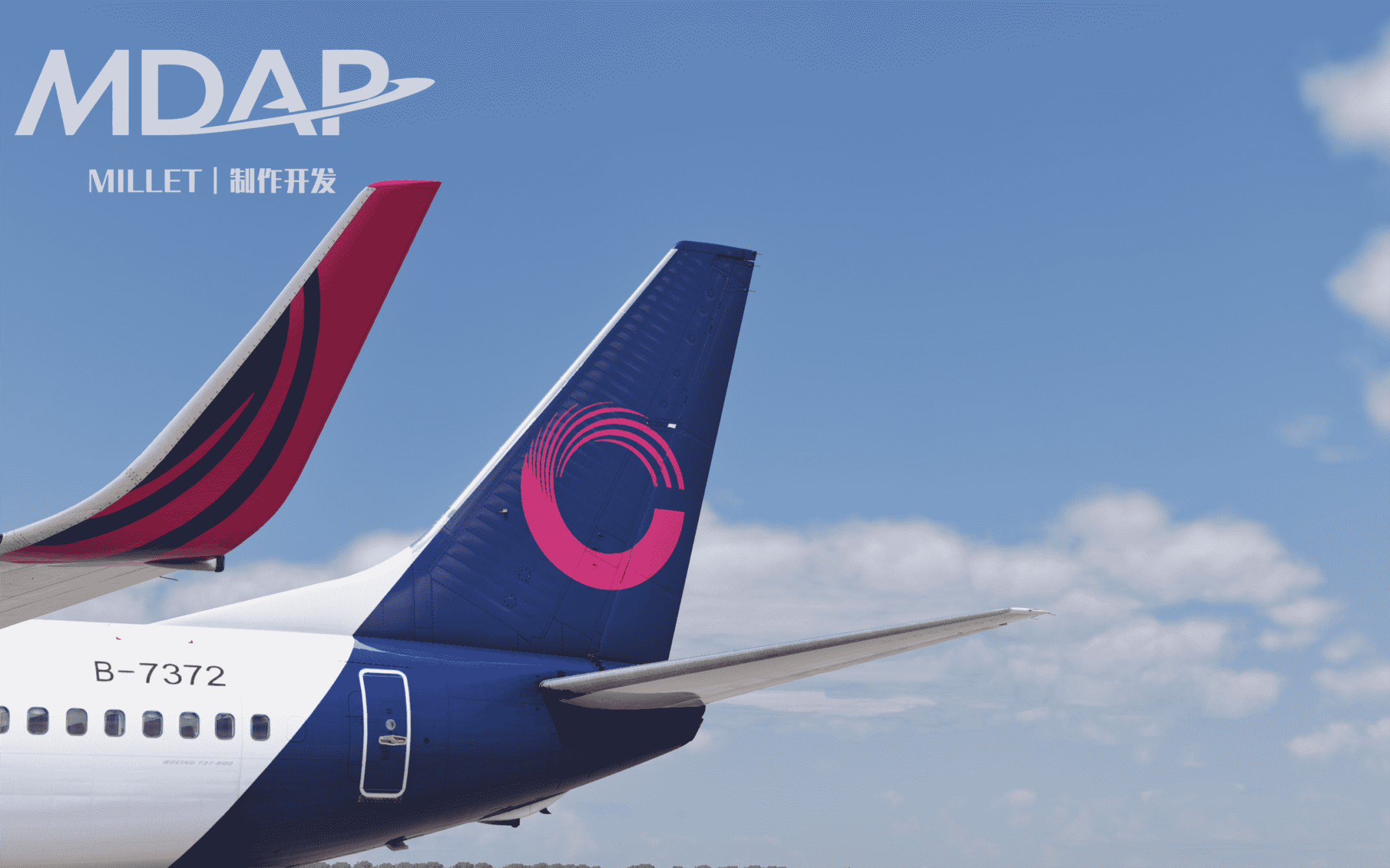 [MDAP_Livery] Level UP B737-800 China United Airlines B-7372 - Other ...
