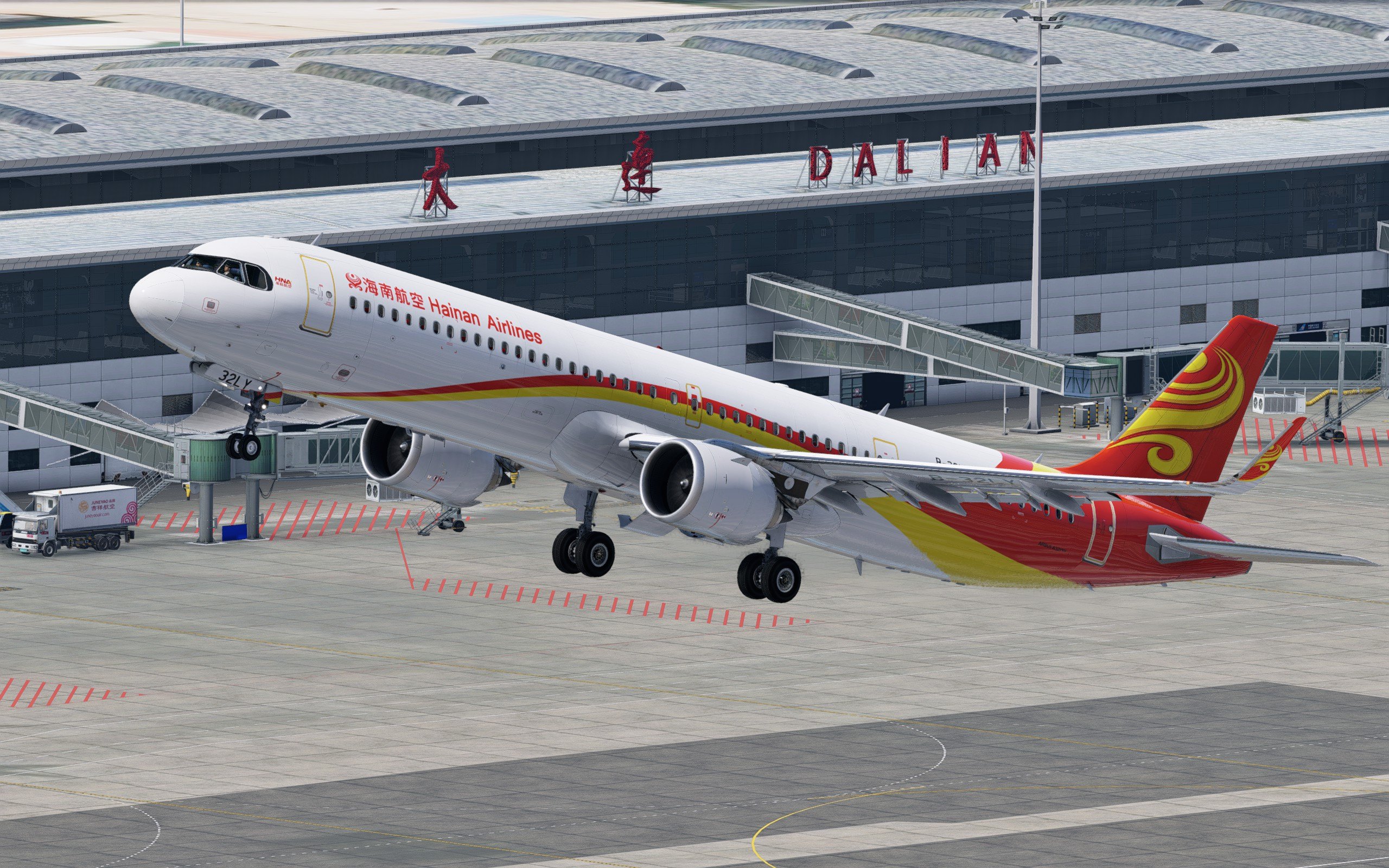 Toliss A321neo Hainan Airlines B-32LY livery - Toliss A321 - X-Plane ...