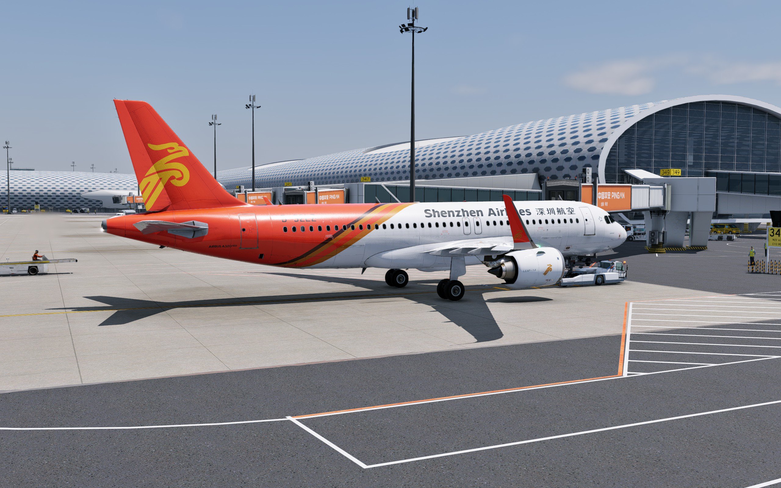 Toliss A320neo Shenzhen Airlines B-32LZ （LEAP-1A eng） livery - Toliss ...
