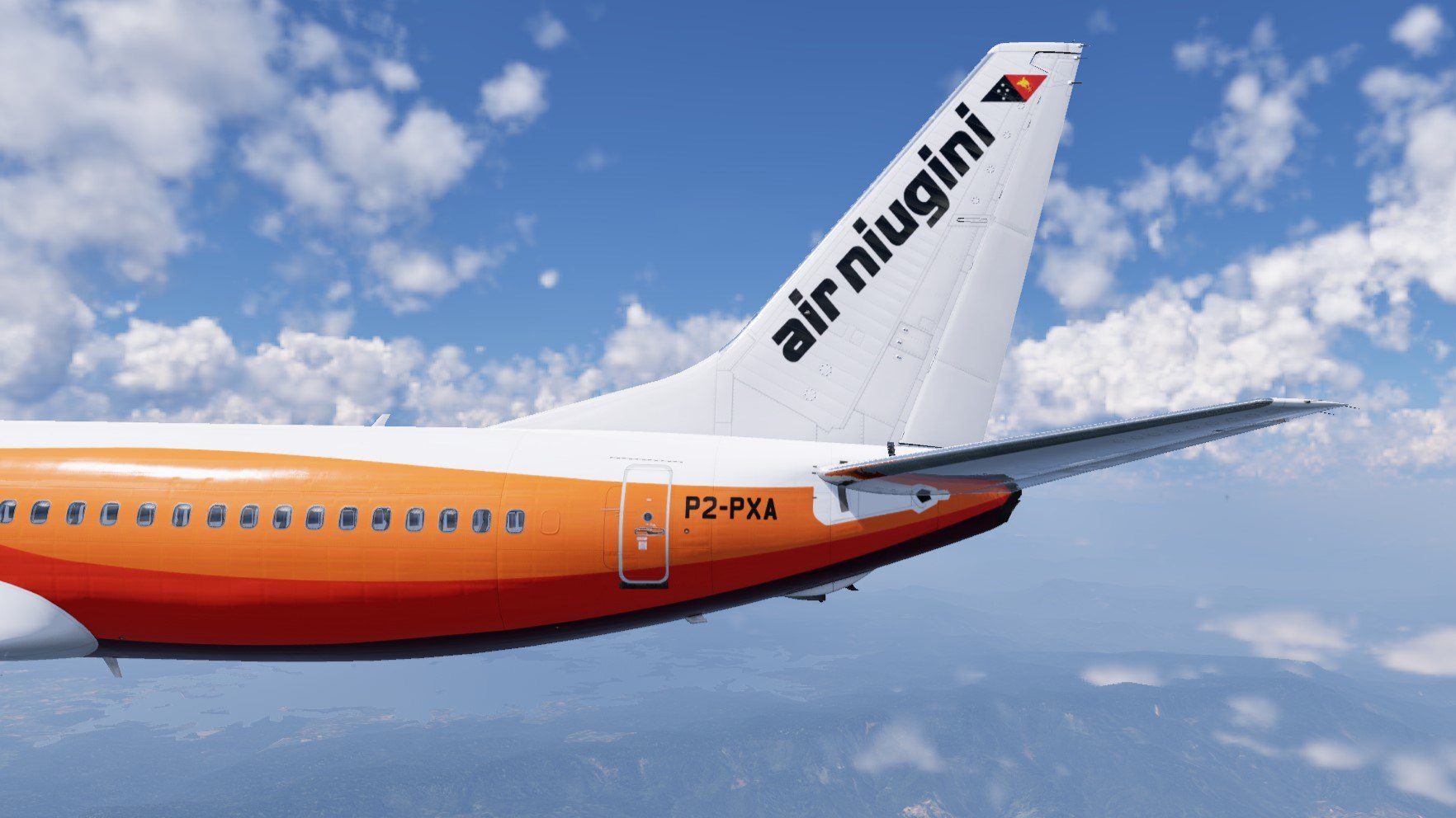 Air Niugini 50th Anniversary Retro P2-PXA for Zibo and LevelUP 737-800 ...