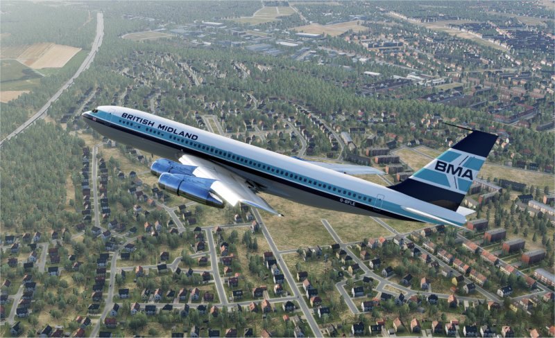 British Midland Boeing 707 XP-11/12 - Other Aircraft Livery - X-Plane ...