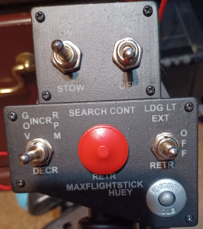 MaxFlightStickHuey Search Light switch mapping - Helicopter - Hardware ...