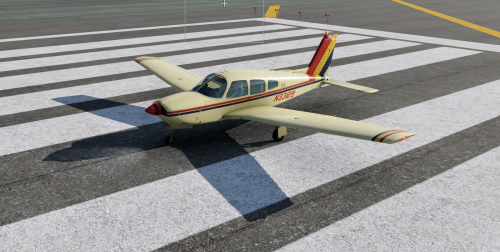 N33129 Livery for the Vflyteair piper Arrow 3 - Other Payware Aircraft ...