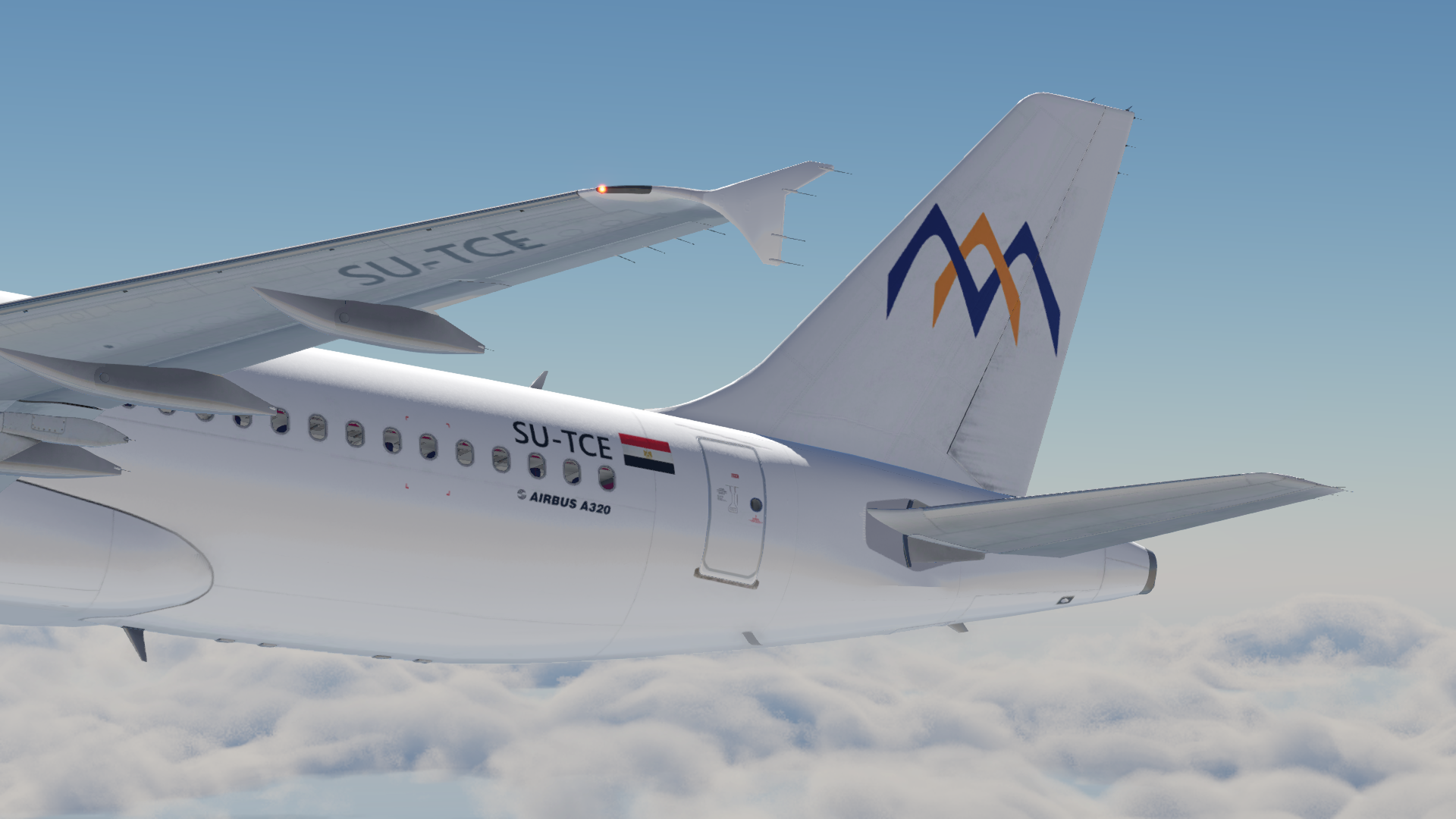 AlMasria SU-TCE // TOLISS A320ceo mod // with dedicated cabin - Toliss ...