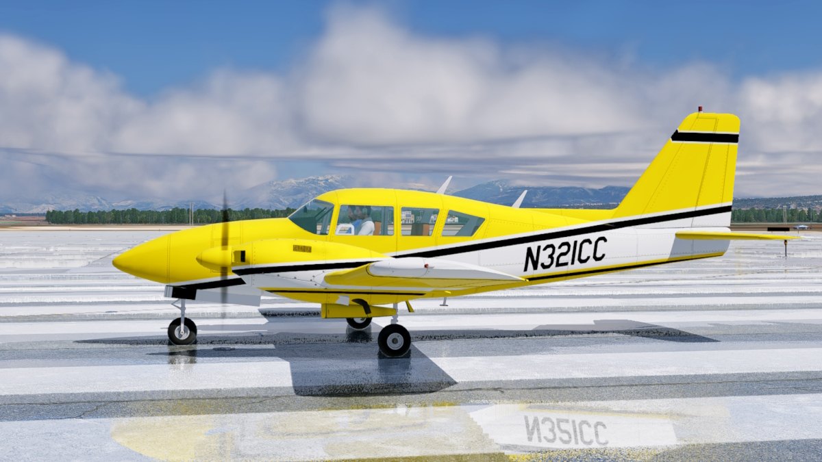 Livery N321CCI for Piper Aztec, by X-HANGAR - Other Payware Aircraft ...