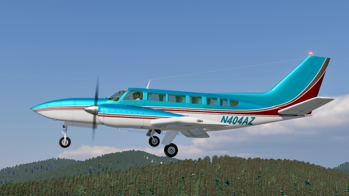 Livery N404AZ for Cessna 404 Titan by X-HANGAR - Other Payware Aircraft ...