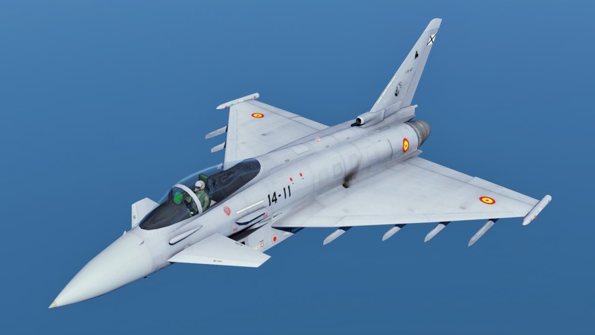 Livery Spanish Air Force for freeware EFA "Typhoon" XP12 by Alpeggio ...