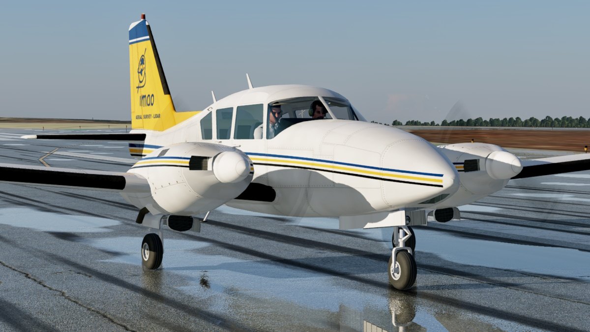 Livery F-HKHZ_imao for Piper Aztec, by X-HANGAR - Other Payware ...
