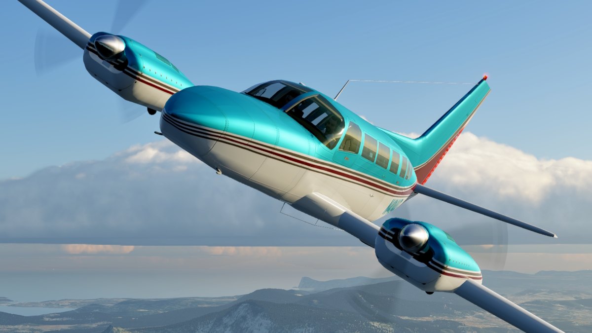 Livery N404AZ for Cessna 404 Titan by X-HANGAR - Other Payware Aircraft ...