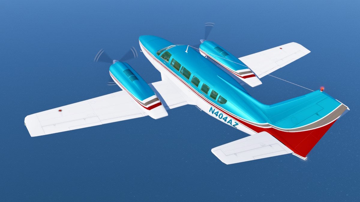 Livery N404AZ for Cessna 404 Titan by X-HANGAR - Other Payware Aircraft ...