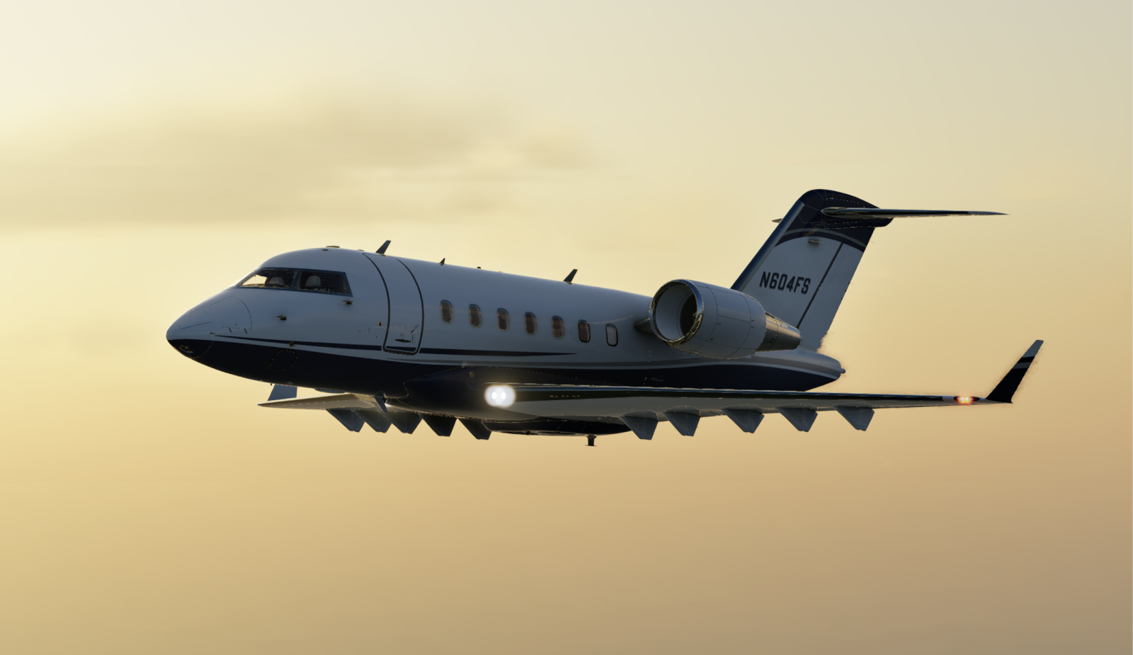 N604FS livery for CL650 by Hotstart - Other Payware Aircraft - X-Plane ...