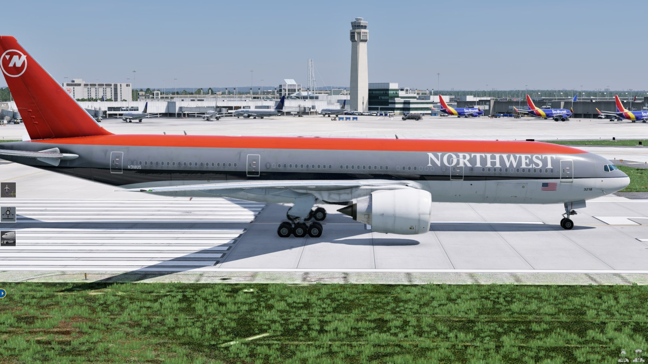 FF777 200er Northwest Airlines with Cabin (Fictional) - FF 777 Ultimate ...