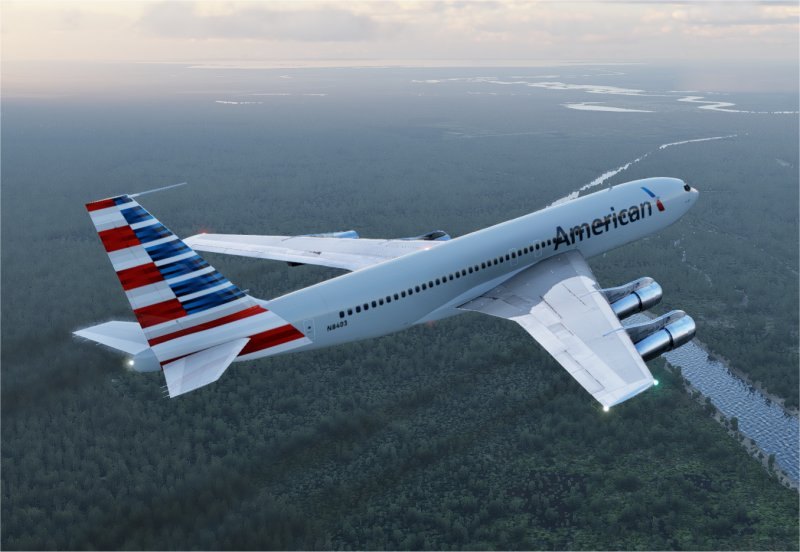 Boeing 707 Michael Wilson American Airlines - Other Aircraft Livery - X ...