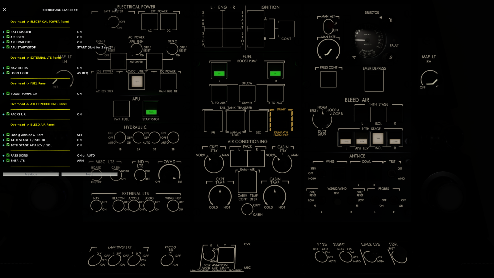 Hot Start Challenger 650 XChecklist - Xchecklist Checklists - X-Plane ...