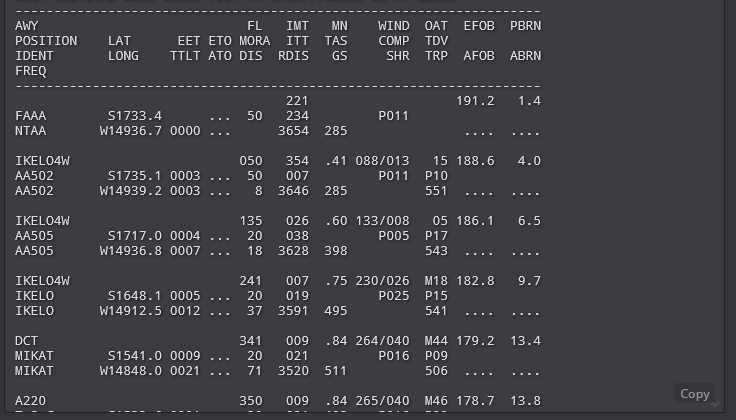 NAV LOG EFOB differs from simbrief output - FIXED - X-Plane.Org Forum