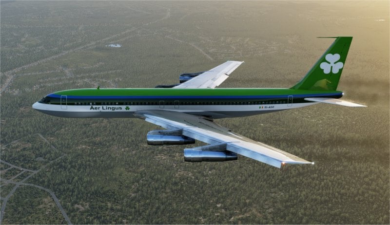 Aer Lingus B707 XP-12 (texture) - Other Aircraft Livery - X-Plane.Org Forum