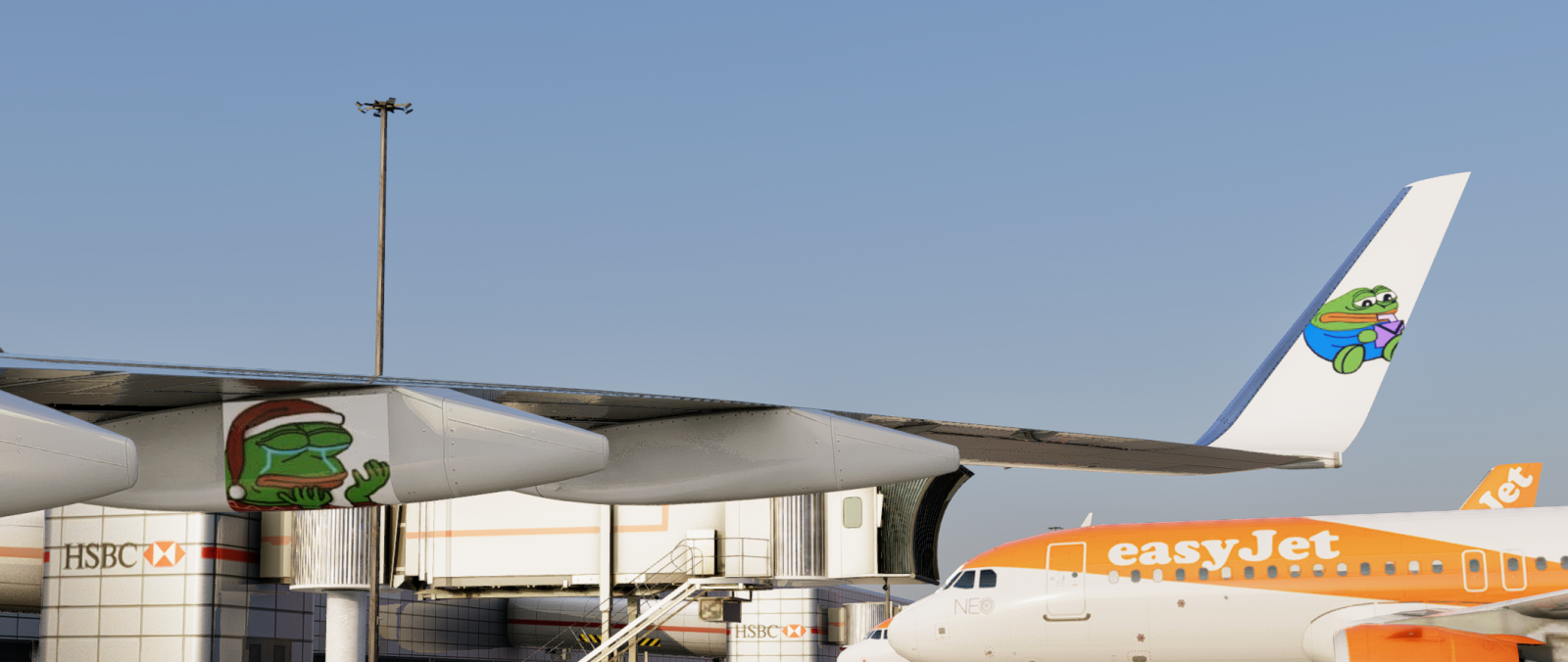 meme livery pepe the frog zibo 737-800 - Zibo 737 - X-Plane.Org Forum