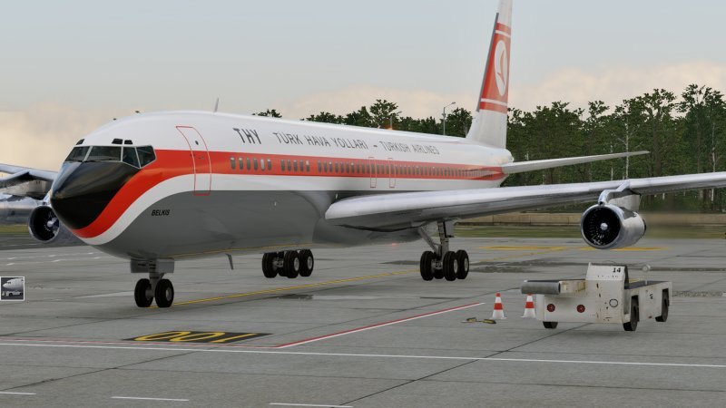 Turkish Airlines Boeing 707 (XP-12) - Other Aircraft Livery - X-Plane ...