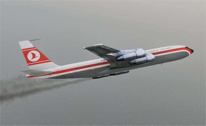 Turkish Airlines Boeing 707 (XP-12) - Other Aircraft Livery - X-Plane ...