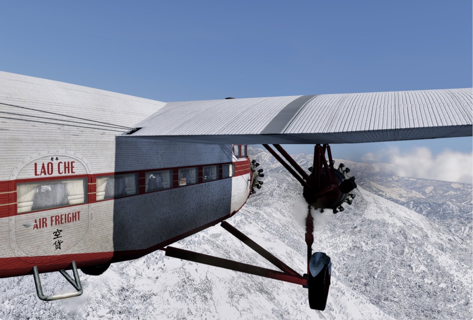 “Lao Che Air Freight” Livery for Ted Cook Ford Tri-Motor 5-AT XP12 ...