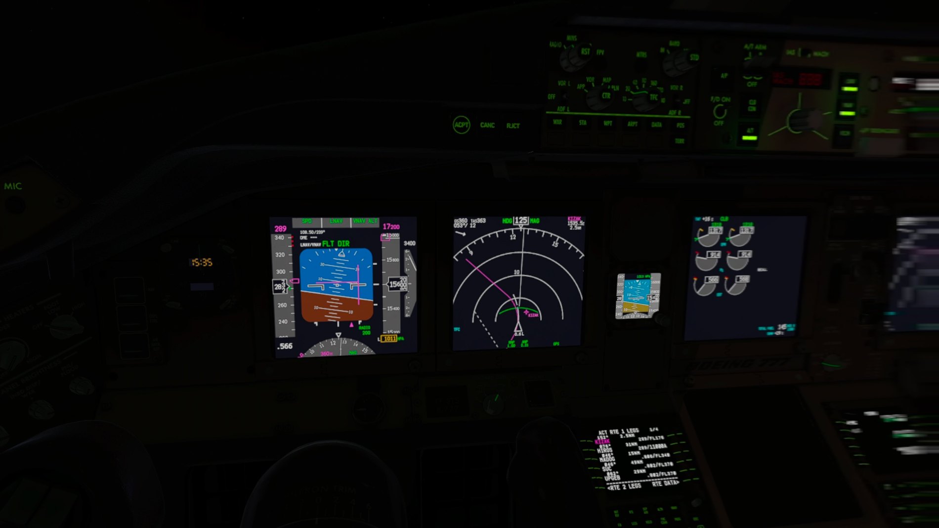 Making donut in ILS approach after VOR LOC is engaged and loc is ...