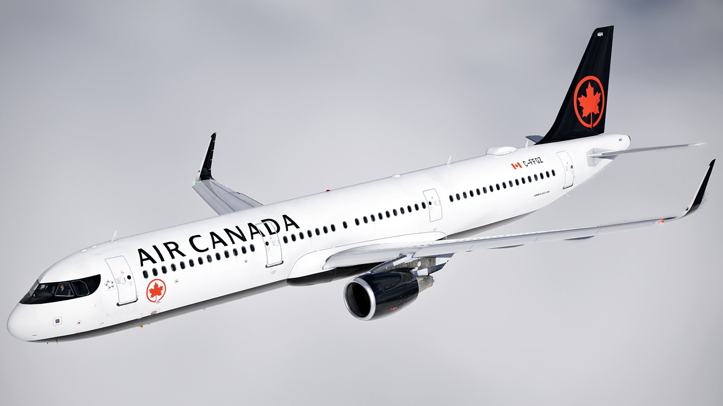 Toliss A321-200 Air Canada twin-pack - UHD 8K & 4K - Toliss A321 - X ...