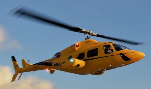 SAMU F-GLEG fictional livery for the Cowansim Bell 222 - CowanSim ...