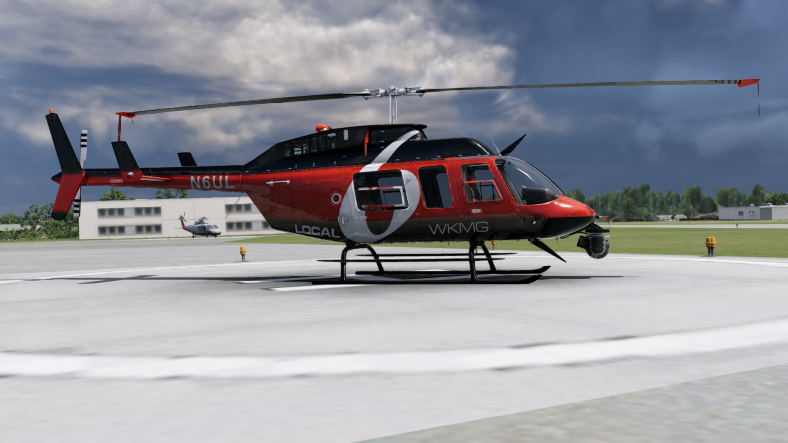 Cowansim Bell 206L3 WKMG-TV Sky 6, circa 2017 - CowanSim Liveries - X ...